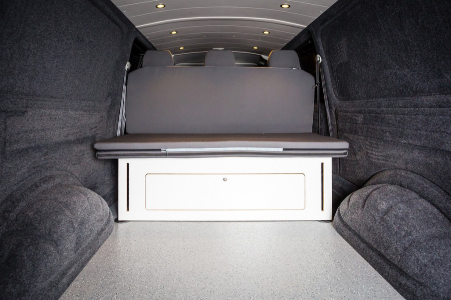 The Mahoney's Lining Conversion & Kombi Bed Extension - New Wave Custom ...