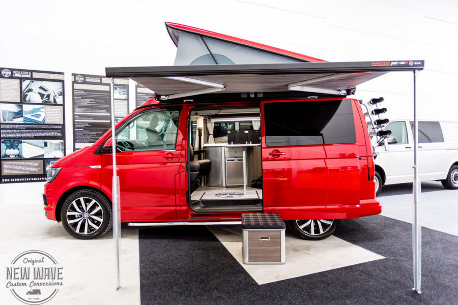 The Morgan's VW T6 Traditional 'Lux' Camper conversion - New Wave ...