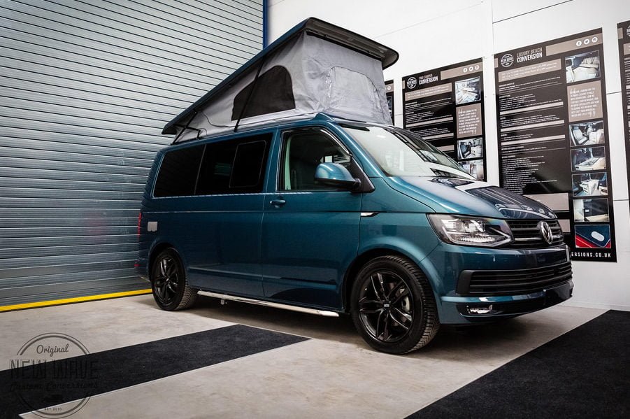 The James' VW T6 Traditional ‘LUX’ Camper Conversion - New Wave Custom ...
